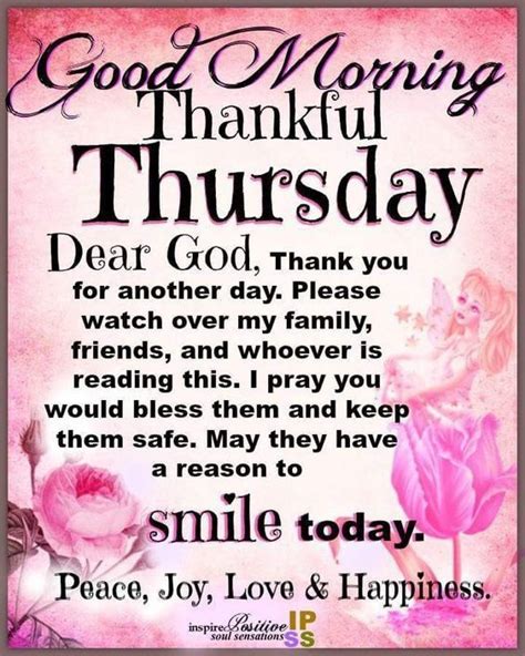 Good Morning Thankful Thursday