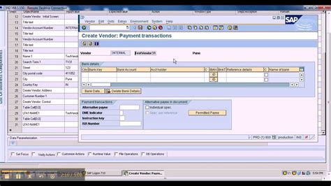 sap windows workflow vendor creation via testmagic ezscript™ youtube