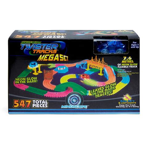 Twister Tracks Neon Glow Mega Playset | BIG W