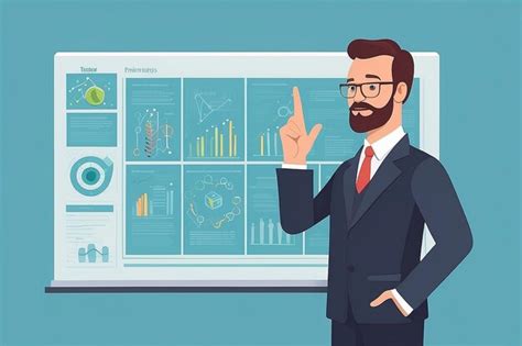 Design A Vector Graphic Of A Teacher Explaining The Principles Of