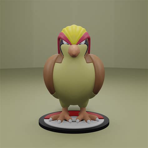 🐉 Pokemon No 018 Pidgeot・ Stl File For 3d Printing・cults