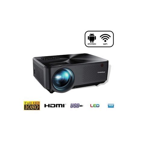 Jual Proyektor Cheerlux C9 Android Wifi ULTIMATE 1080P 3200 Lumens Shopee Indonesia