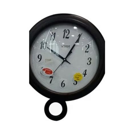 Black Plastic Round Analog Wall Clock At ₹ 1000 Piece In Mumbai Id 15590317133