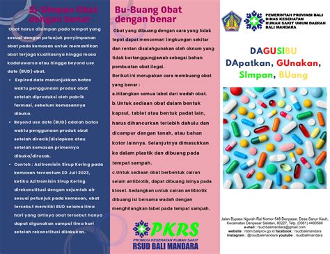 Dagusibu Dapatkan Gunakan Simpan Buang Rumah Sakit Umum Daerah Bali Mandara