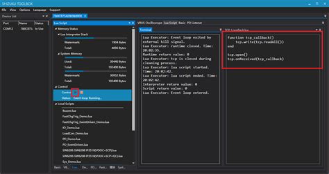Tcp Module Lua API Documentation