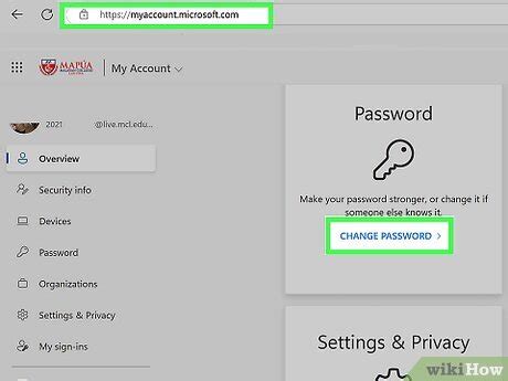 How To Change Your Outlook Password Easy Methods