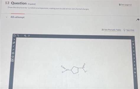 solved 13 question 1 point draw the structure for