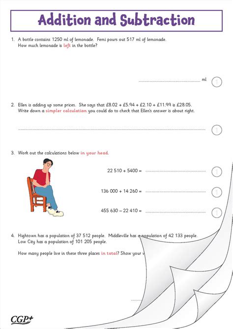 Year 6 Addition And Subtraction — Maths Assessment Year 6 Cgp Plus