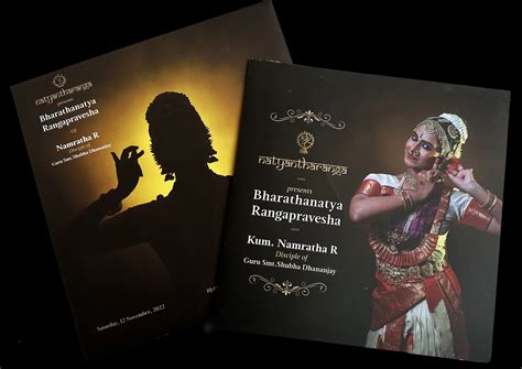 Arangetram Invitation Design On Behance