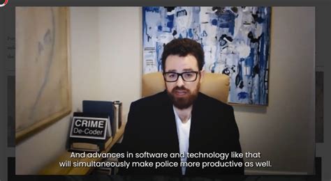 interview on artificial intelligence for policing crime de coder