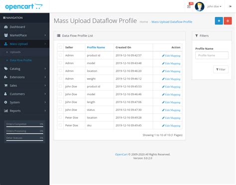 opencart multi vendor bulk upload marketplace mass import webkul