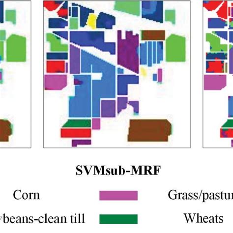 Classification Maps Of Different Tested Methods For The Aviris Indian