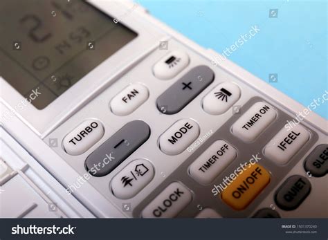 Air Conditioner Remote Controller Wifi Isolate Stock Photo Shutterstock