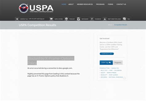 Uspa Net Site Is Not Usable Issue Webcompat Web Bugs GitHub