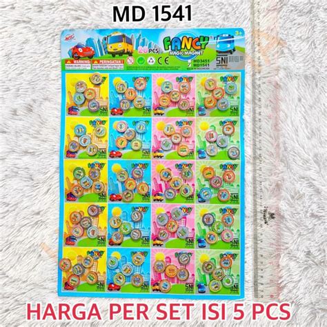 Jual Mainan Magnet Kancing Bulat Benik Kecil Kecil Isi 5 And 6 Pcs