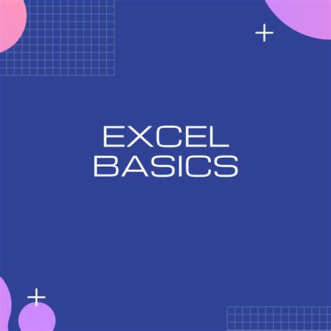 Excel Basics Youtube