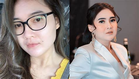 Potret wajah 40 seleb sebelum dan sesudah pakai makeup ini bikin pangling, Krisdayanti bak beda ...