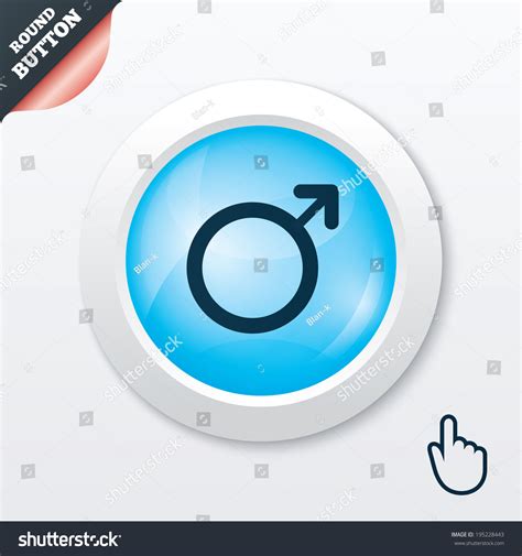 Male Sign Icon Male Sex Button Stock Vector Royalty Free Shutterstock