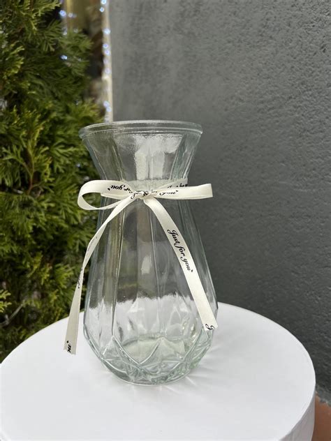 ᐉ Ваза стеклянная Viva Purl 20 см Прозрачный 2263 • Купить в Киеве Украине • Лучшая цена в