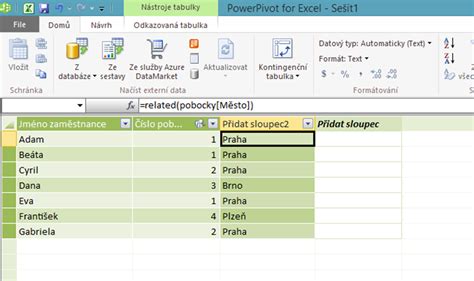 Propojování Tabulek V Excelu Accessu Power Pivotu A Sql Kurzy