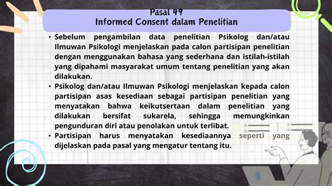 Ppt Kelompok 7 Kode Etik Psikologi A Penelitian And Publikasipptx