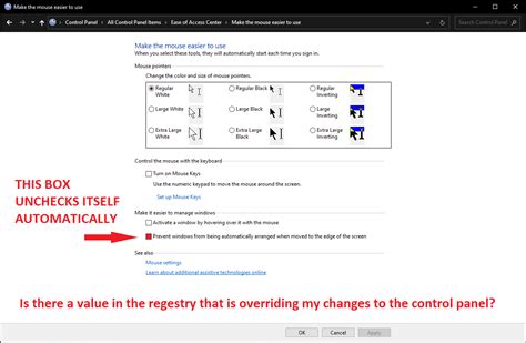 Windows Control Panel Resets Automatically Super User