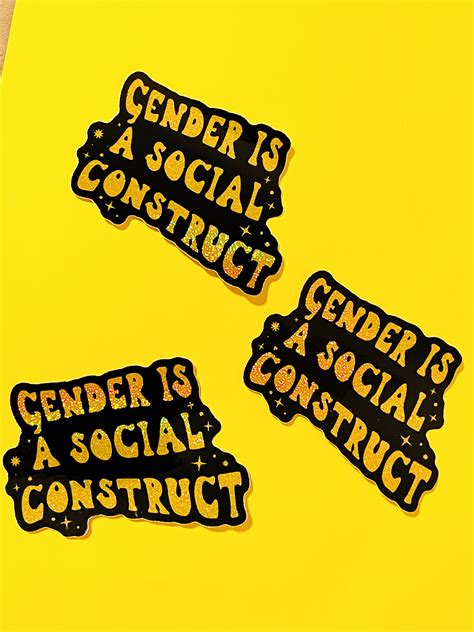 Gender Is A Social Construct Sticker Witches