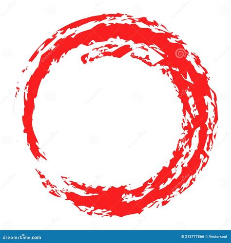 Grungy Circle Blob Blotch Vector Stock Vector Illustration Of Acrylic Blot 213777866