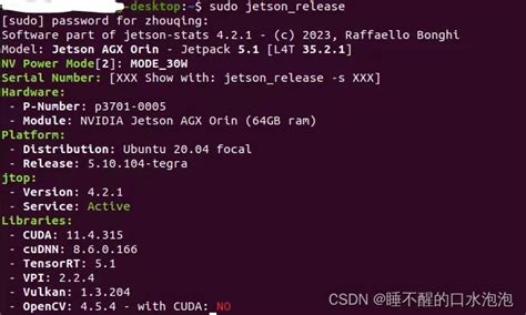 nvidia jetson agx orin 64g深度学习环境配置的超详细教程 csdn博客