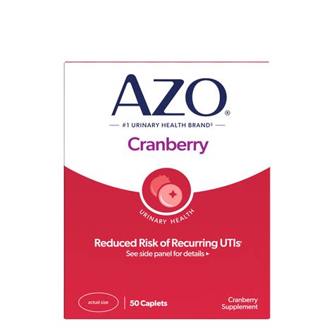 Azo Cranberry Caplets Shop Cranberry Caplets For Urinary Tract Health