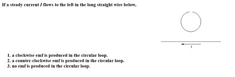 Solved If A Steady Current I Flows To The Left In The Long Chegg