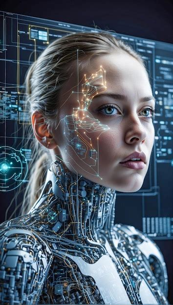 Premium Photo Analyze And Visualize Complex Information On A Virtual Screen Using Ai To