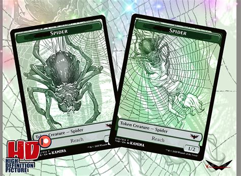 Spider Token Sample By Artofkamina On Deviantart