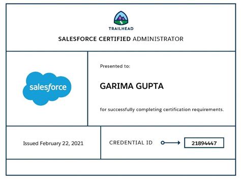 Garima Gupta On Linkedin Salesforceadministrator Salesforcecertified