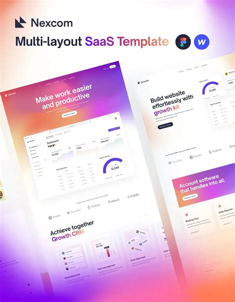 Nexcom SaaS HTML Responsive Website Template