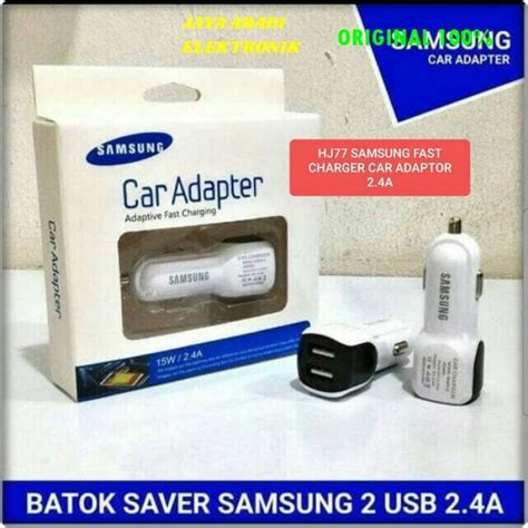 Jual Samsung Adaptor A Charger Mobil Fast Charging Aki Accu Dc Travel Adapter Charger Port