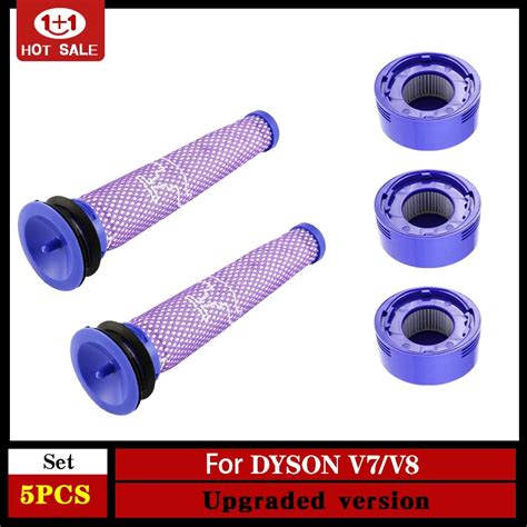 Запчасти для пылесоса Dyson V8 V7, сменный моющийся фильтр HEPA ...