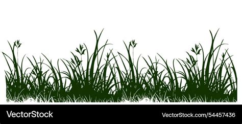 Hand Drawn Grass Field Border Royalty Free Vector Image