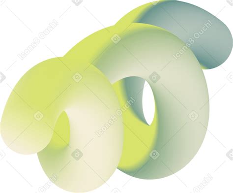 Green Curved Shape PNG SVG