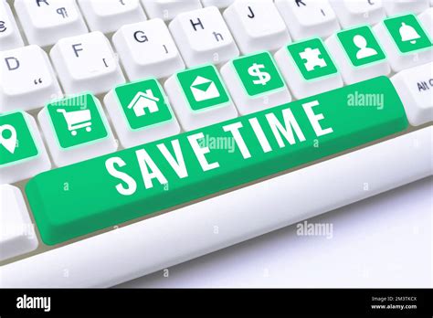 Text Showing Inspiration Save Time Conceptual Photo To Do Something