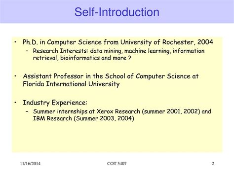 ppt cot 5407 introduction to algorithms powerpoint presentation