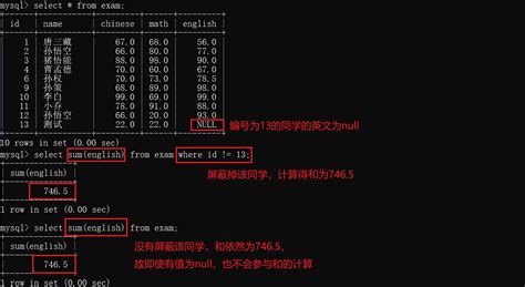 Mysql：复杂查询一——聚合函数and分组查询and联合查询01聚合查询 Csdn博客