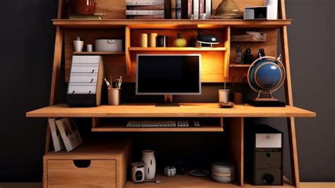 Tguide To Computer Desk With Shelves Functionality And Style