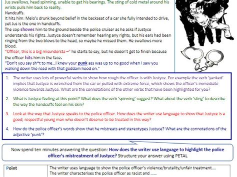 Aqa Gcse English Lang P1 Section A Revision Teaching Resources