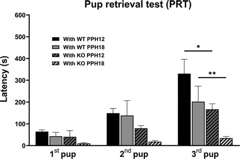 Sires Paired With Ko Dam Retrieved Pups Faster Pup Retrieval By Sires