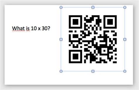 how to insert qr codes into educational activities