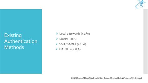 Cloudstack Authentication Methods Harikrishna Patnala Shapeblue Pdf Cloud Computing