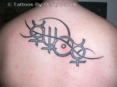 Planetary Symbols Tattoo