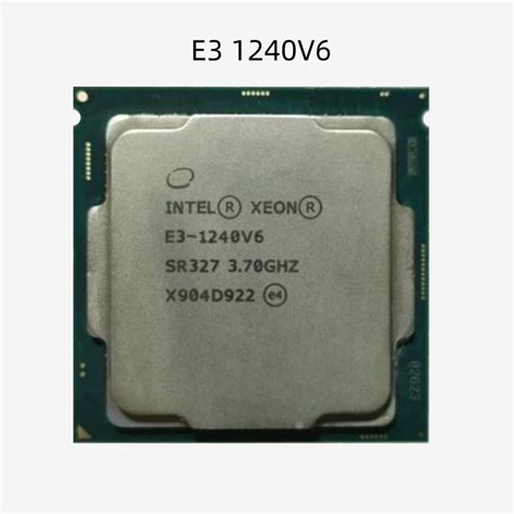 Xeon โปรเซสเซอร์ E3 1240 V6 3 70 Ghz 4 Cores 8 ด้าย 8m แคช 14 Nm Cpu