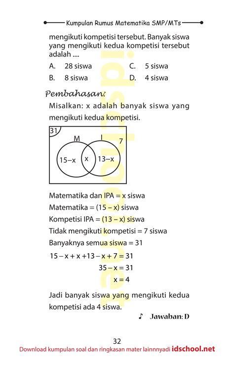 Kumpulan Rumus Matematika Smppdf